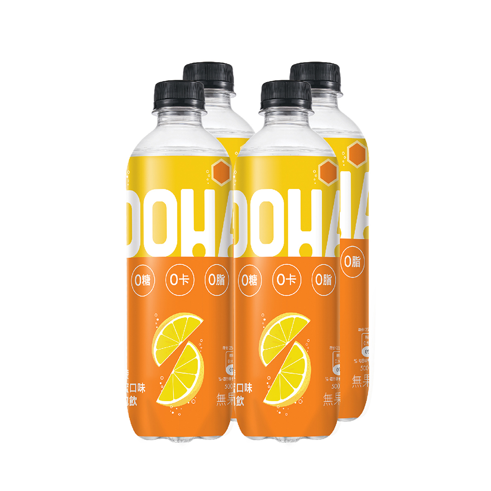 OOHA氣泡飲檸檬蜂蜜口味500ml | 家樂福線上購物