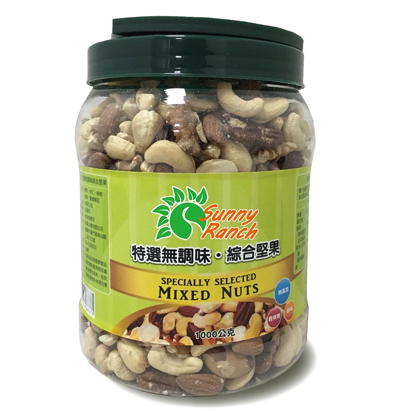 Sunny Ranch特選無調味綜合堅果 | 家樂福線上購物